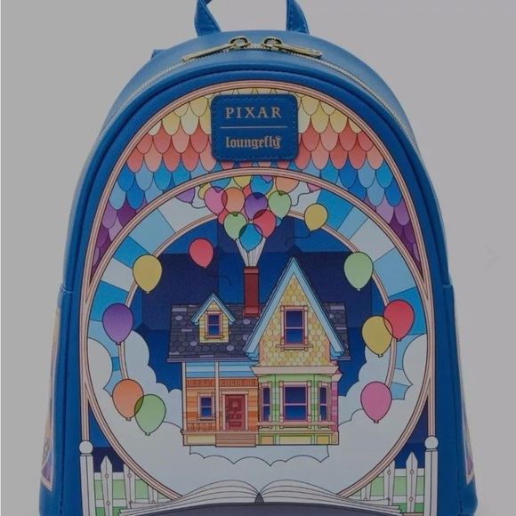 Loungefly | Bags | Loungefly Pixar Up House Blue Backpack | Poshmark